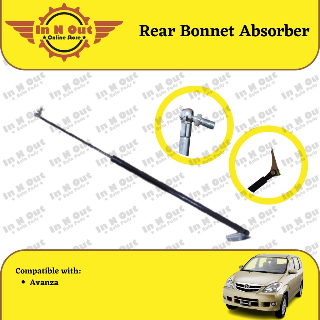 Rear Bonnet Absorber - [Toyota Avanza] | Shopee Malaysia