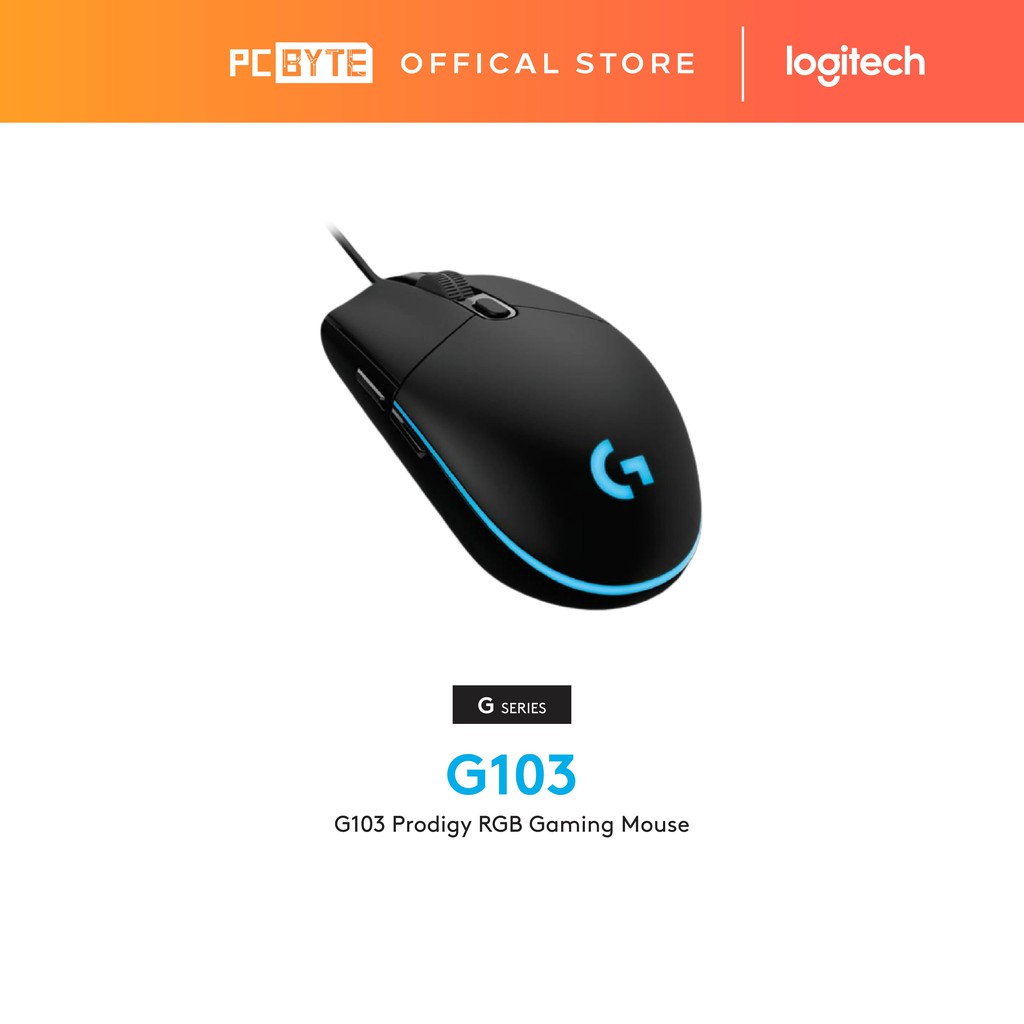 Logitech G103 Prodigy Gaming Mouse | Shopee Malaysia