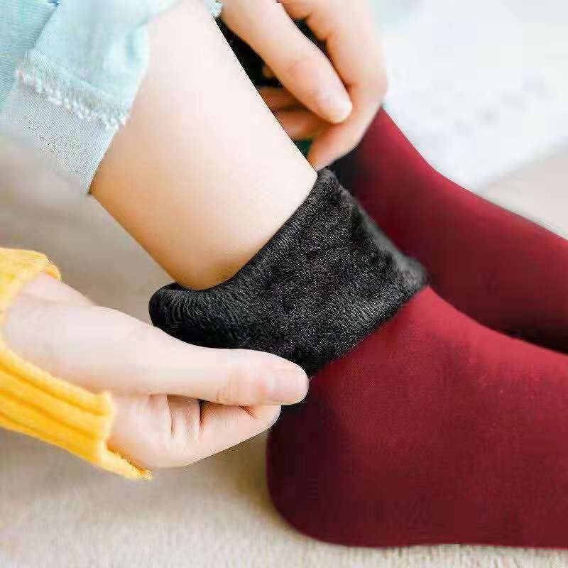Comfortable Warm Cashmere Socks Women Men Winter Warm Sleep Bed Floor ...