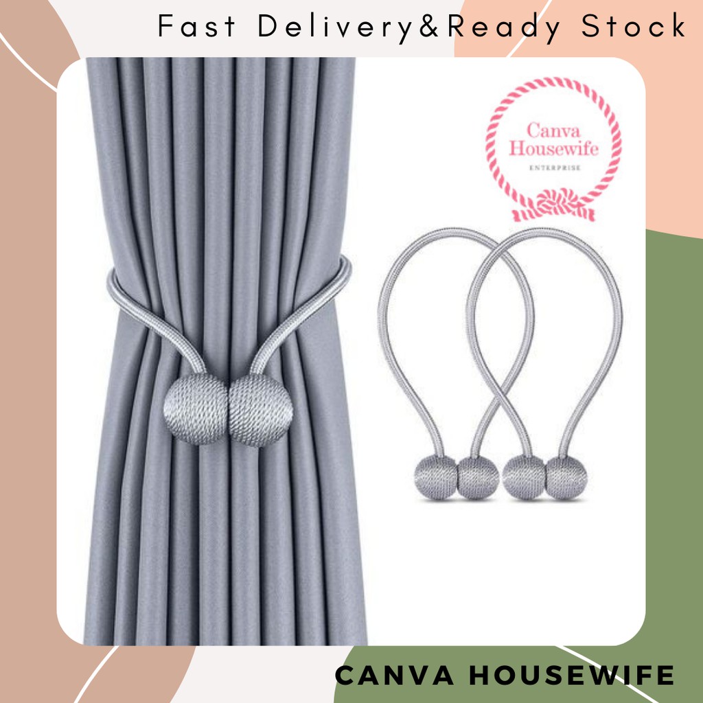 Langsir Magnet Curtain Headphone Style 17 Colors Magnetic Curtain ...