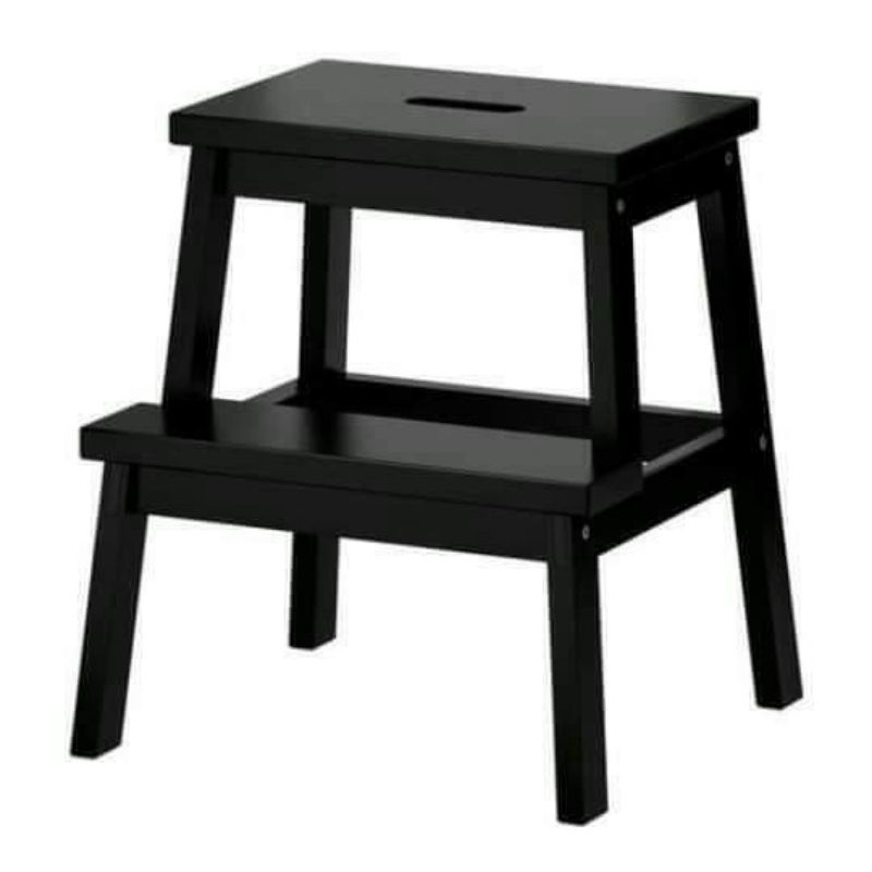 IKEA STOOL BEKVAM HITAM(INBOX) | Shopee Malaysia