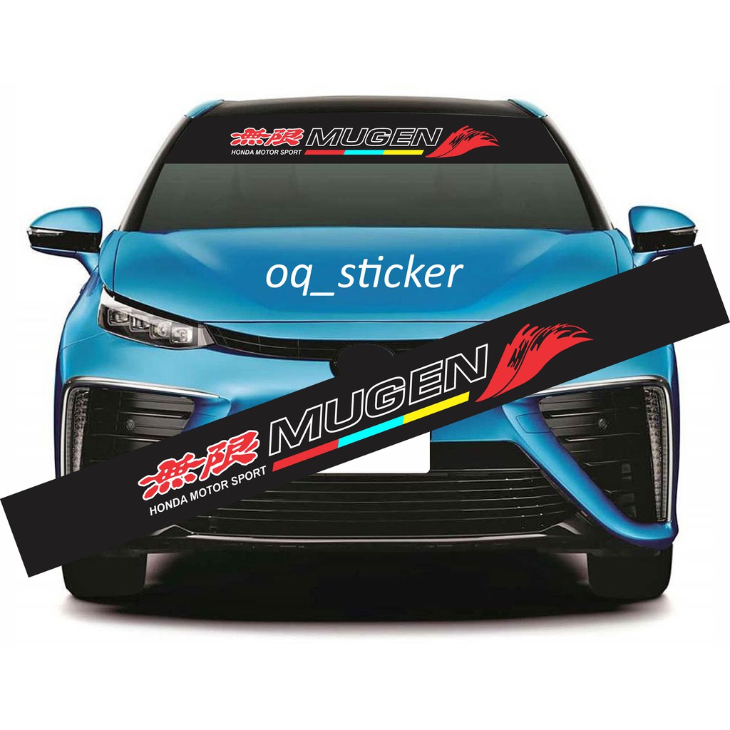 Mugen Honda UNIVERSAL Car Windshield Sticker | Shopee Malaysia