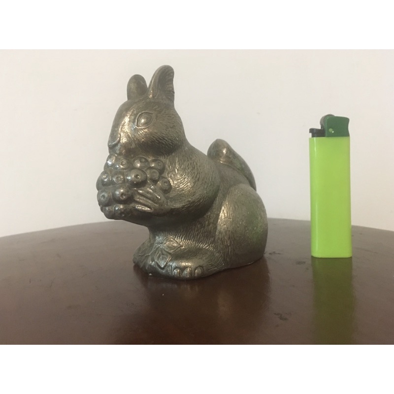 Vintage super rare 1960s silver metal Squirrel coin bank/ coin box ...