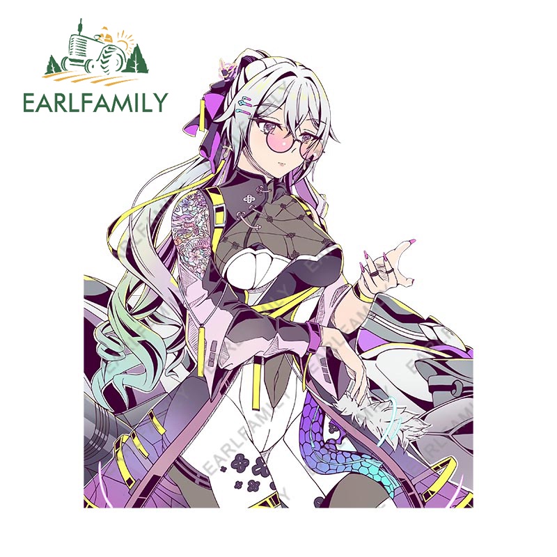 EARLFAMILY 13cm Car Stickers Bronya Zaychik Honkai Impact 3 Windows ...