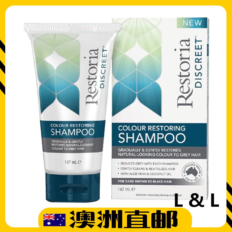 Restoria Discreet Hair Colour Restoring Hair Shampoo 147ml (Made in ...