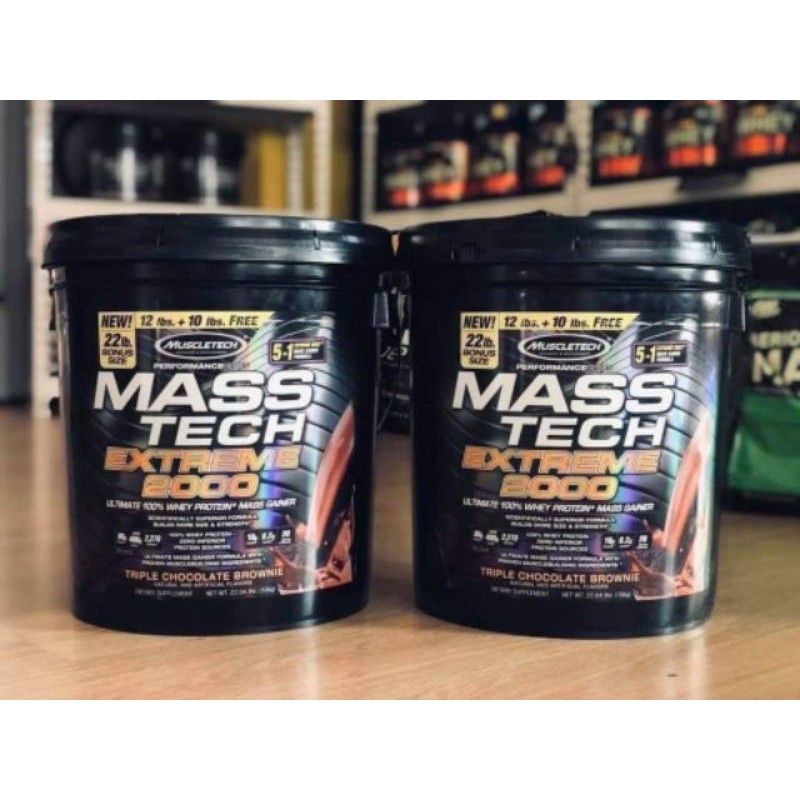 NEW PACKING MUSCLETECH MASSTECH EXTREME 2000 22lbs 10kg Weight Gain ...