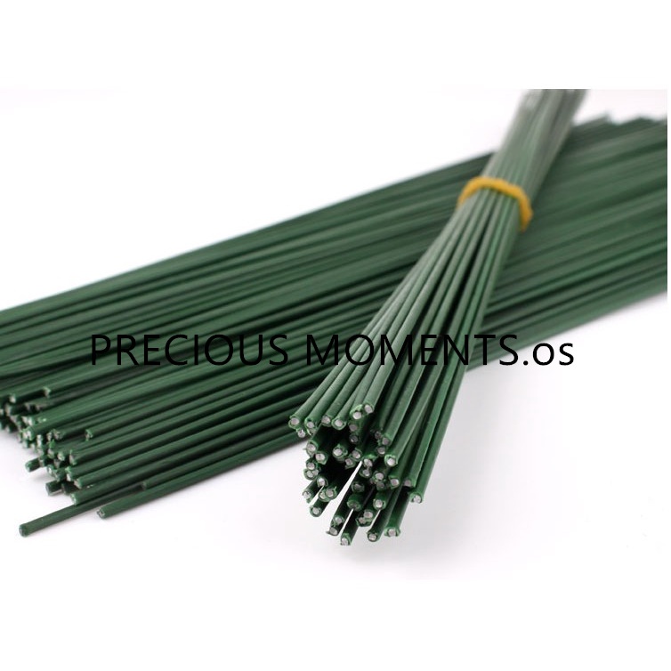 GREEN STEEL STICK Flower Stick / Flower Stem / Bouquet Wrapping Stick ...
