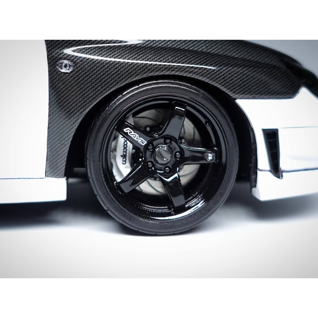 1/24 Rays Gramlight 57CR 18inch Wheel Rim For Tamiya, Aoshima, Fujimi ...