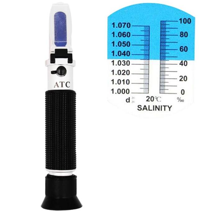 0-10% Salinity Salt Salinity Refractometer Salinity Meter Salt Salinity ...