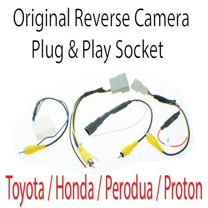 Toyota / Honda / Perodua / Proton OEM Original Reverse Camera Plug ...
