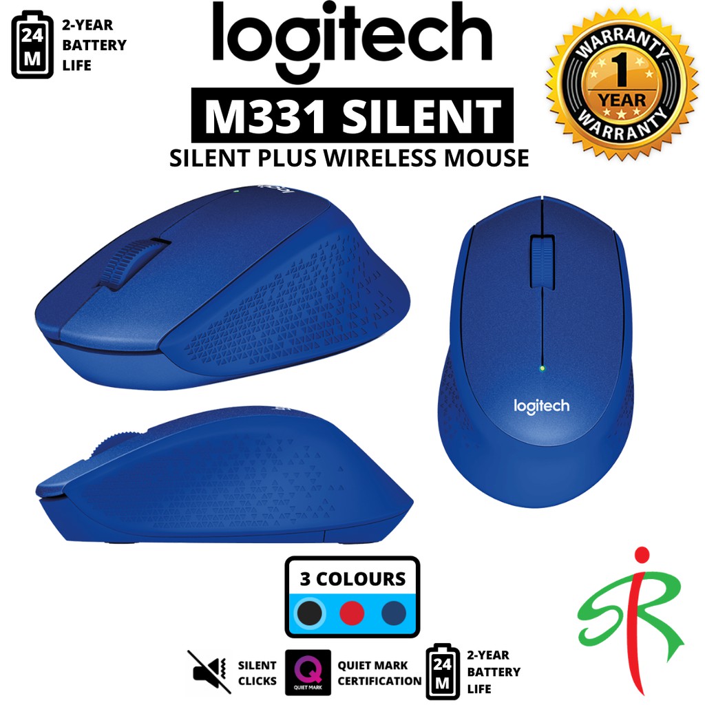Logitech M331 Silent Plus Wireless Mouse [1-YEAR WARRANTY] | Shopee Malaysia