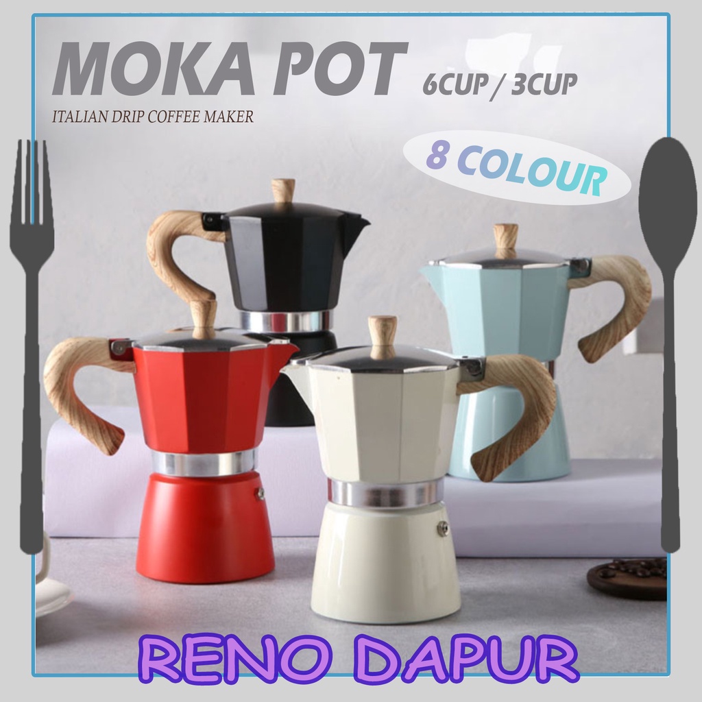 Tazze Coffee Dripper Moka Pot Coffee Makers Italian Drip Top Mocha ...