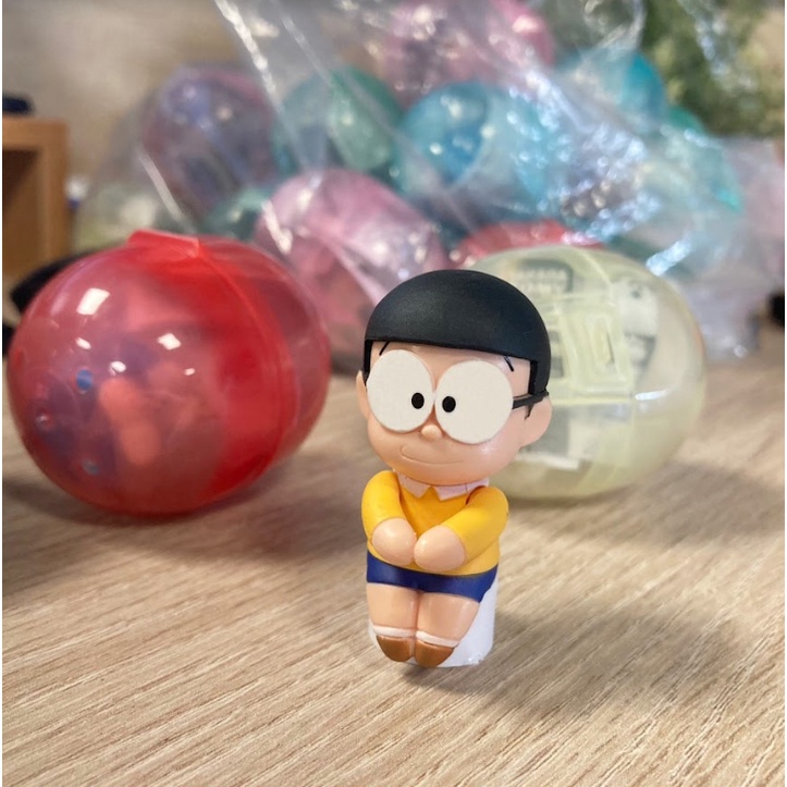 T-ARTS Japanese Capsule Toys Doraemon Sitting Doll All 5 Models Shizuka ...