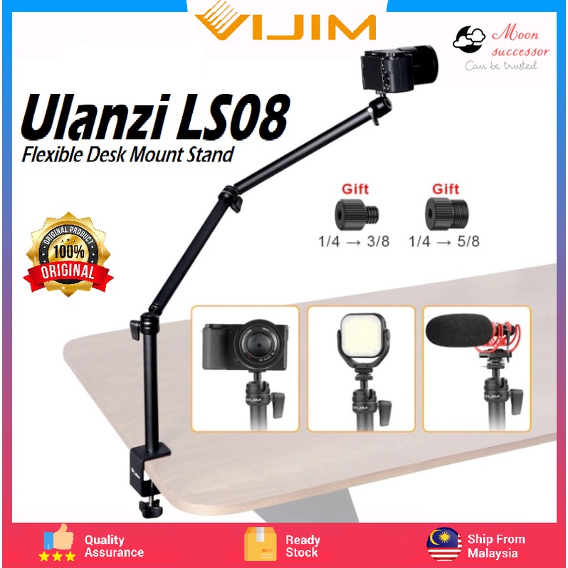 Ulanzi VIJIM LS08 LS-08 Flexible Streaming Arm Extension Stick ...