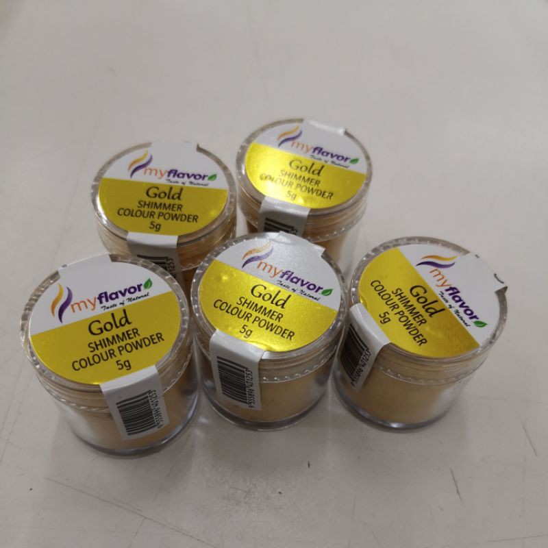 Edible Gold Dust/ Shimmer Color Gold Powder | Shopee Malaysia