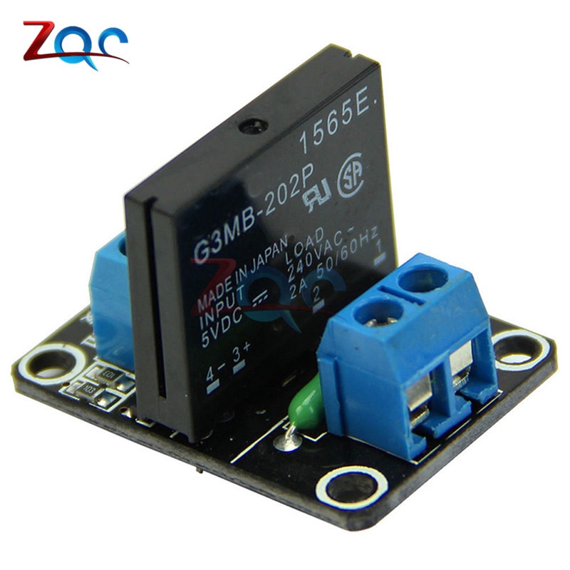G3MB-202P 5V 12V 24V DC 1 Channel Solid-State Relay Board Module For ...