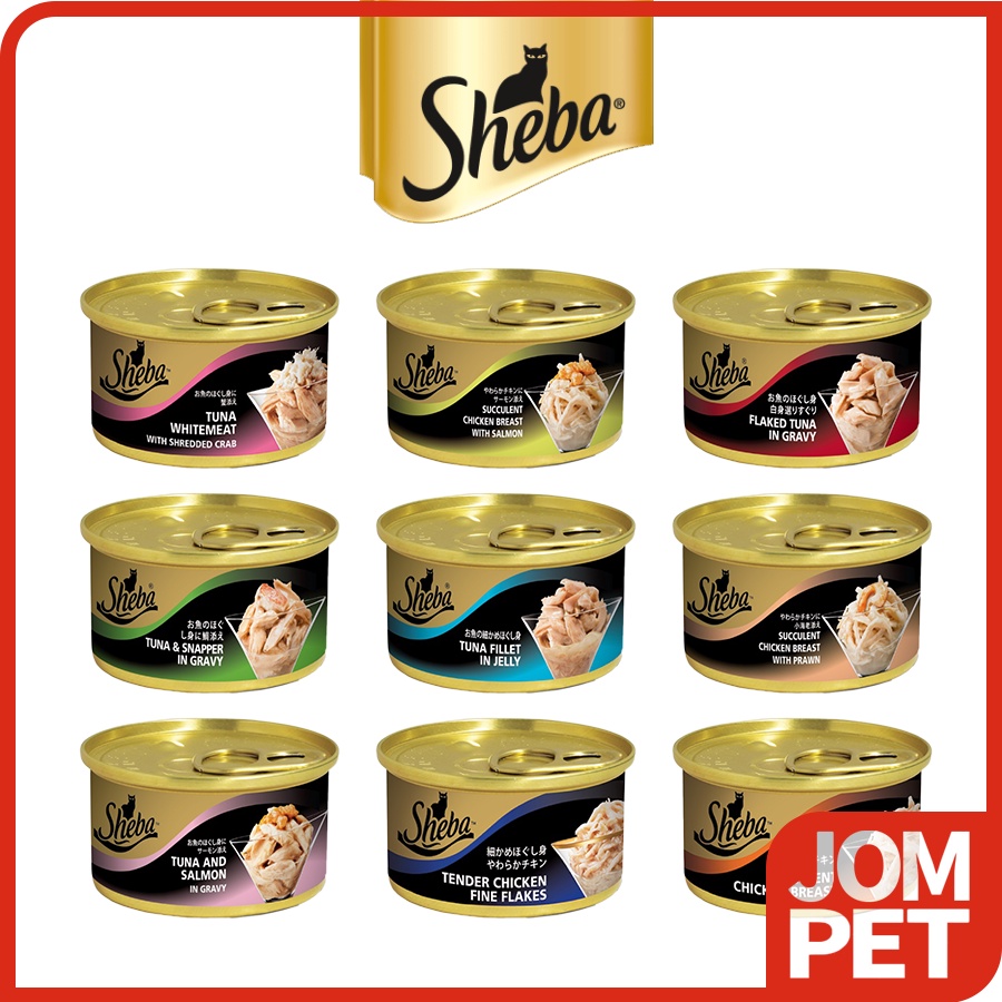 Sheba Cat Can 85g / Makanan Basah Sheba Tin 85 g / Wet Pet Cat Food ...