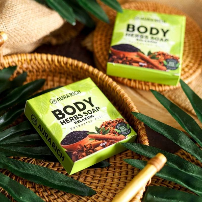 Aura Rich Herbs Soap Sabun Herba Pantang Eczema Kulit Gatal Parut ...