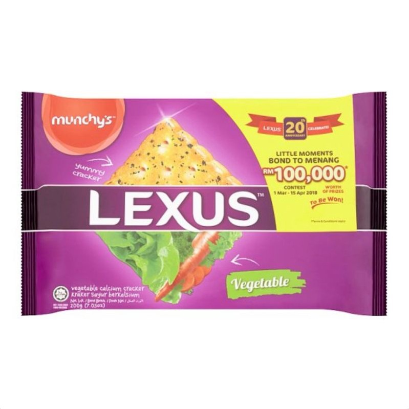 Munchy's Lexus Vegetable Calcium Cracker 200g | Shopee Malaysia