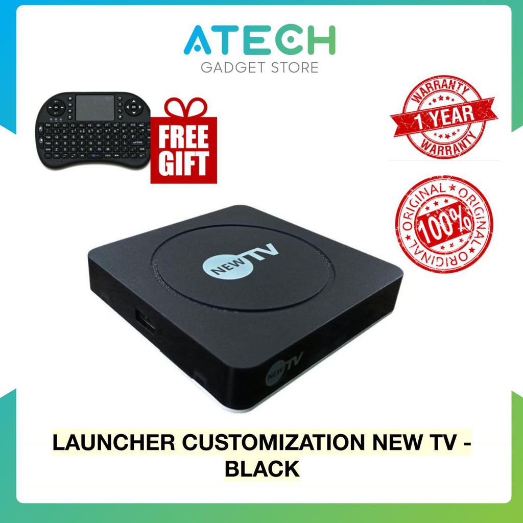 NEW TV BOX * ANDROID TV BOX LIFETIME CHANNEL AND MOVIES- BLACK (DEVICE ...