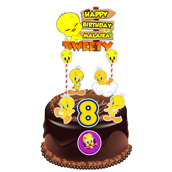 Tweety Bird Cake Topper DIY | Shopee Malaysia
