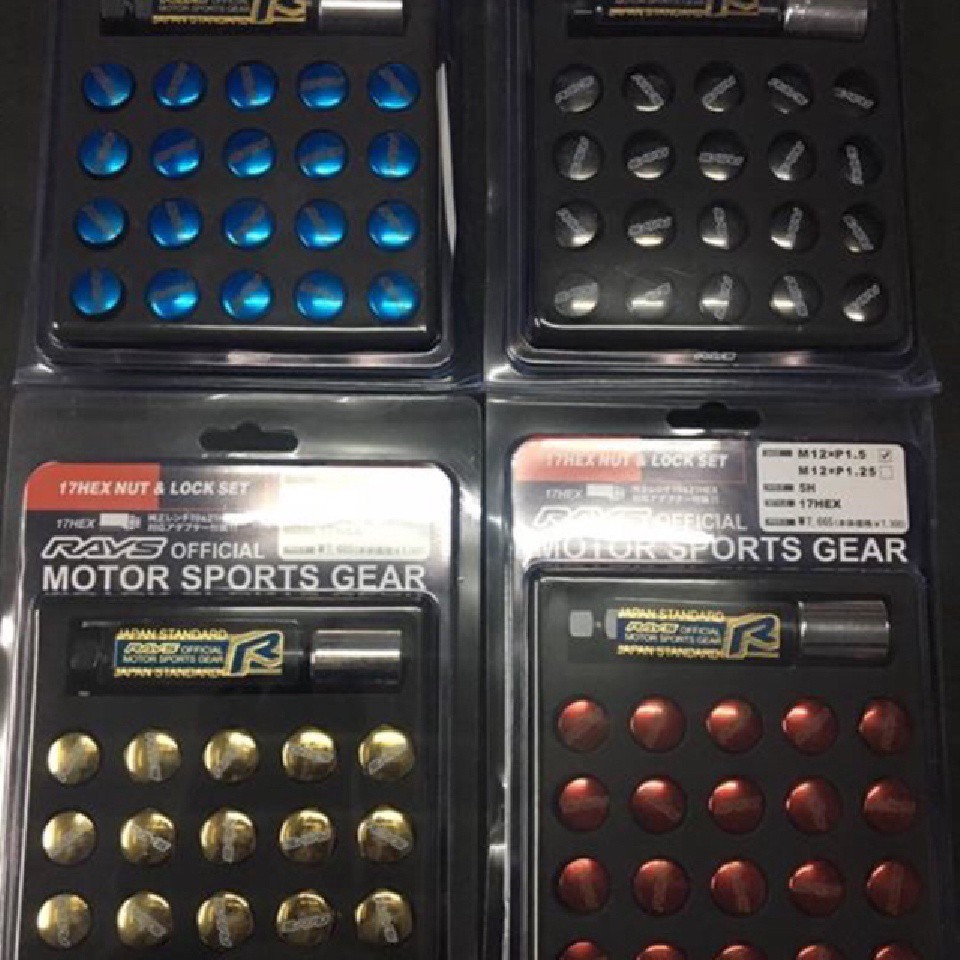 Ray Tyre nut Racing Wheel Nut Short Steel Heavy Duty Rays nut tyre Dura ...