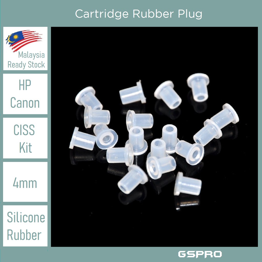 [GSPRO] CISS Ink Tank Rubber Plug DIY / Tube Rubber Hollow Sealing Plug ...