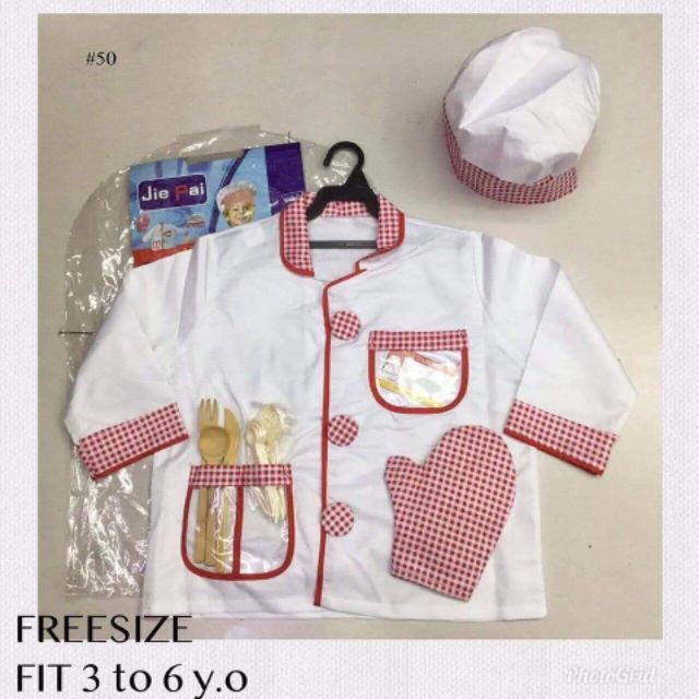 Chef costume for kids | Shopee Malaysia