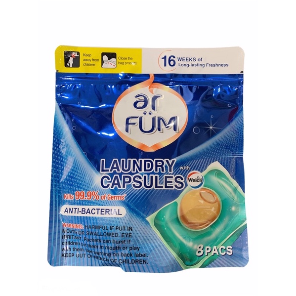 Walch Ar Fum Laundry Capsules 8 Pcs | Shopee Malaysia