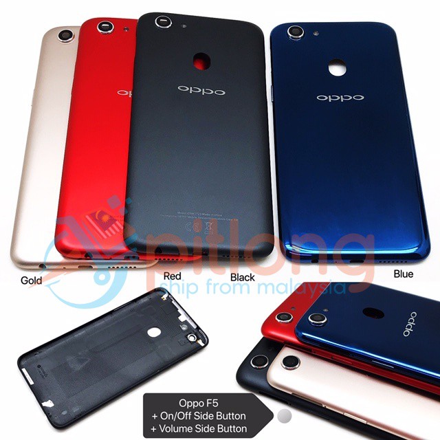 OPPO F5 F7 F9 F11 PRO Battery Bateri Cover Back Door Back Housing ...