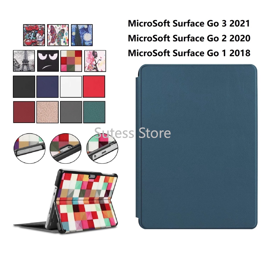 Microsoft Surface Go 3 10.8 inch 2021 Go 2 1 2020 2018 Slim Leather ...
