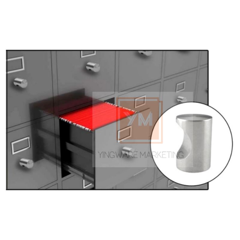 Stainless steel cabinet door knob handle kitchen drawer tombol pintu ...