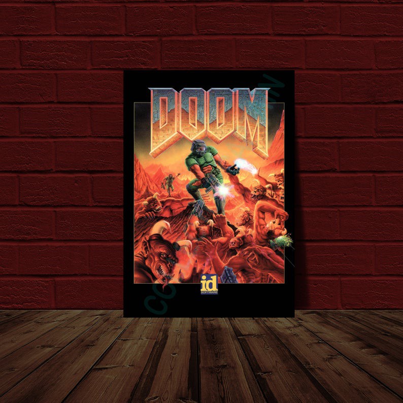 💥READY STOCK💥The ultimate Doom Video Game Movie Poster Film Iconic Wall ...