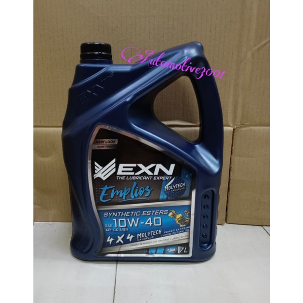 ORIGINAL EXN 4X4 ENGINE OIL 7L 5W30 10W40 15W40 | Shopee Malaysia