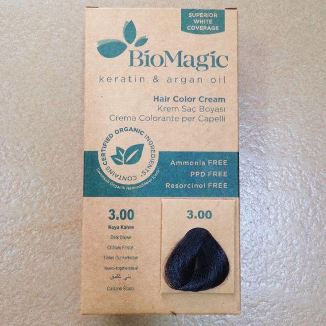 Biomagic Hair Color Cream Brown/Dark Brown/Bitter/Chocolate Brown/Dark ...