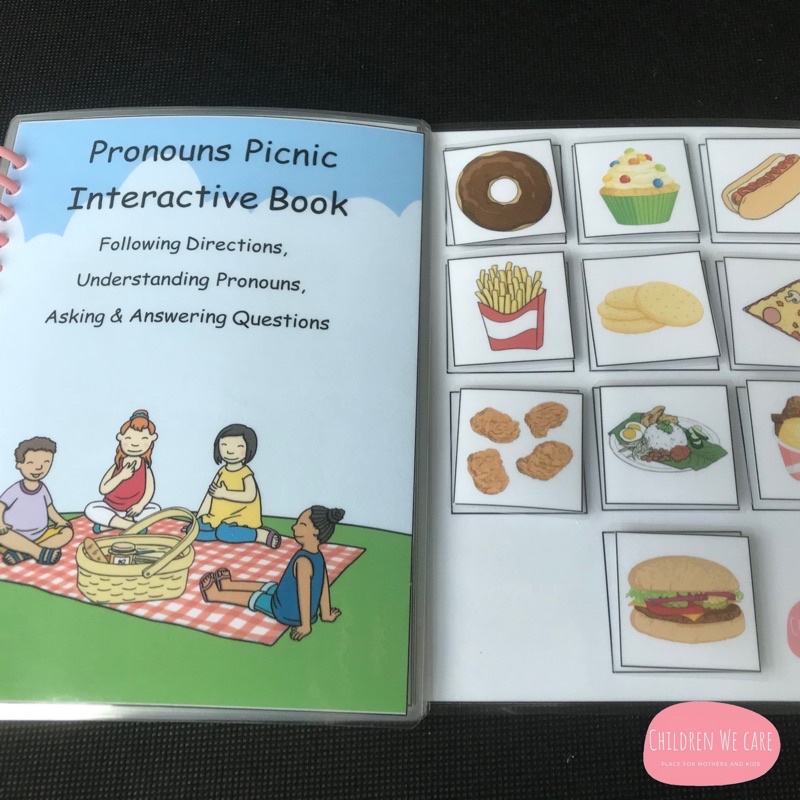 Pronouns Picnic Interactive Book | Shopee Malaysia