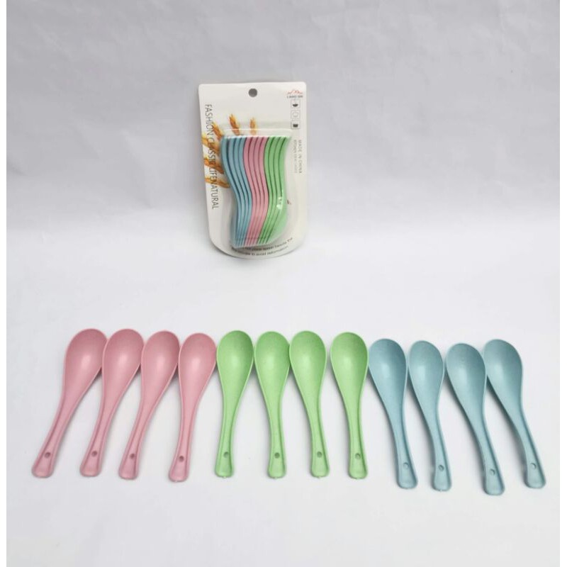 (Ready stock)12pcs Sudu plastik /Garfu plastik Plastic spoon plastic ...