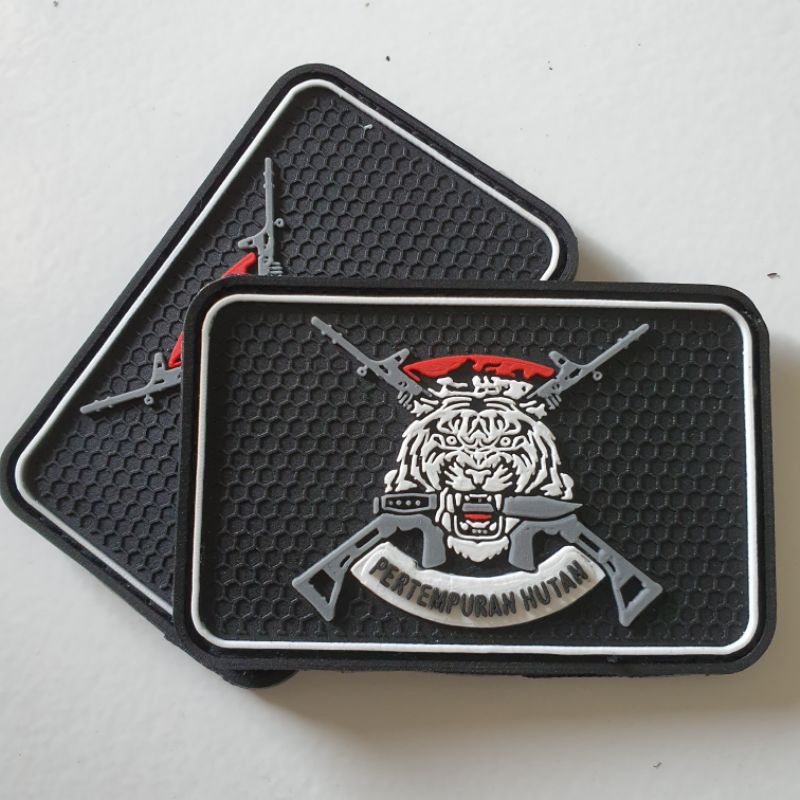 COTTON PATCH LOGO FOREST TRANSPORTATION/ VELCRO RUBBER EMBLEM PATCHES ...