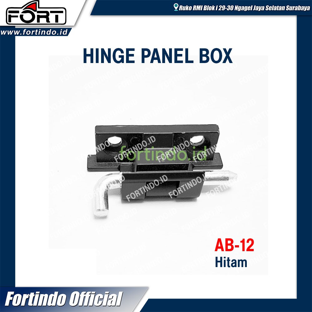 HITAM Ab-12 Panel HINGE BLACK Hingel Panel Box FORT BRAND | Shopee Malaysia