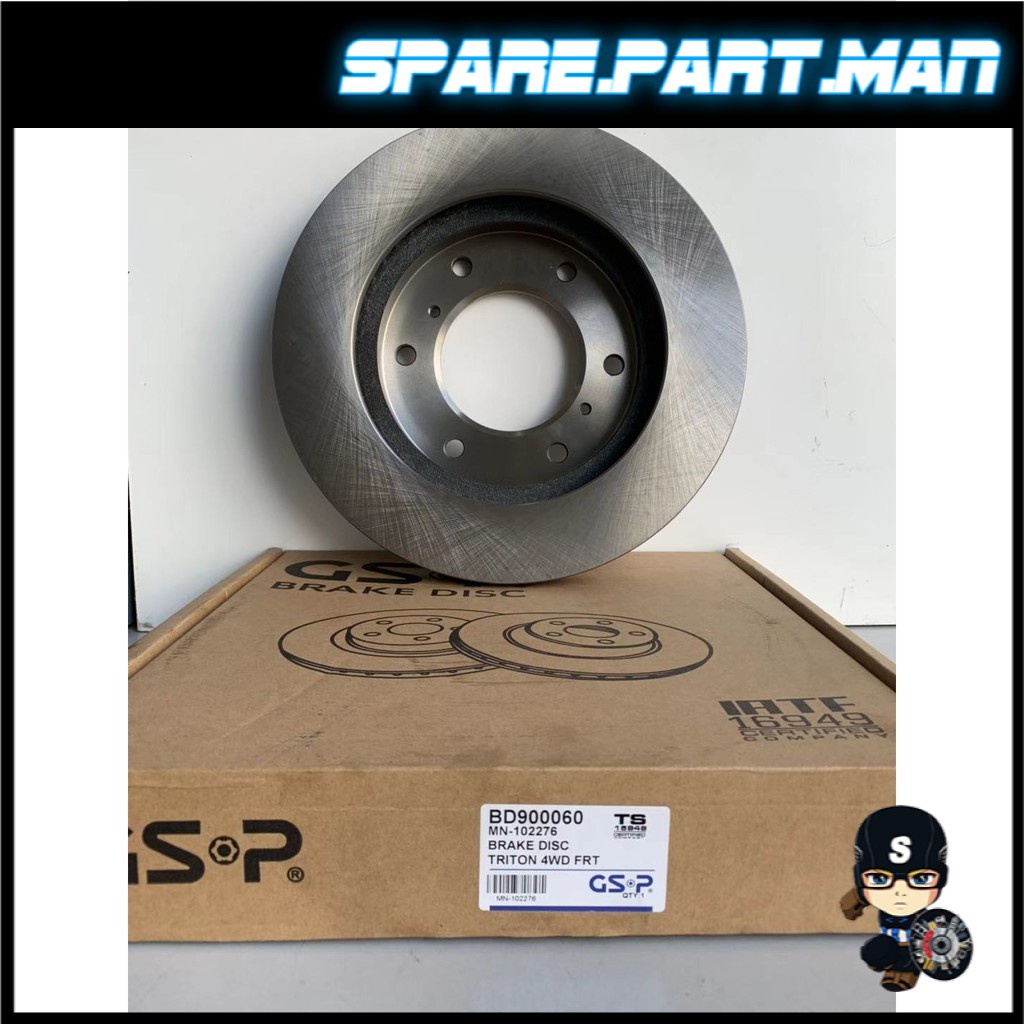 GSP MITSUBISHI TRITON KB4T /STORM 4WD FRONT BRAKE DISC ROTOR (1 SET ...