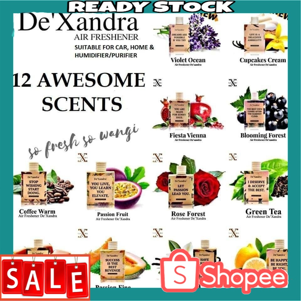 ️VIRAL ️ DEXANDRA DXANDRA D XANDRA DE XANDRA AIR FRESHENER MINYAK WANGI PEWANGI KERETA PERFUME ...