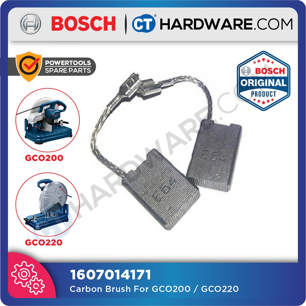 Bosch 1607014171 Original Carbon Brush For GCO200 / GCO220 | Shopee ...