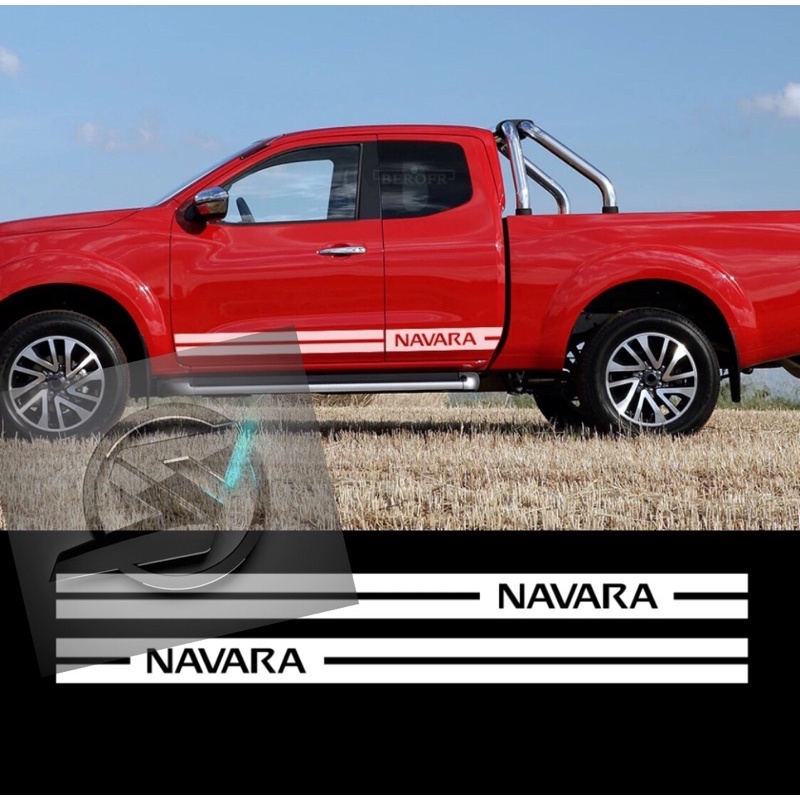 (Ready Stock) S838# Nissan Navara Car Body Side Vinly Decal Sticker ...