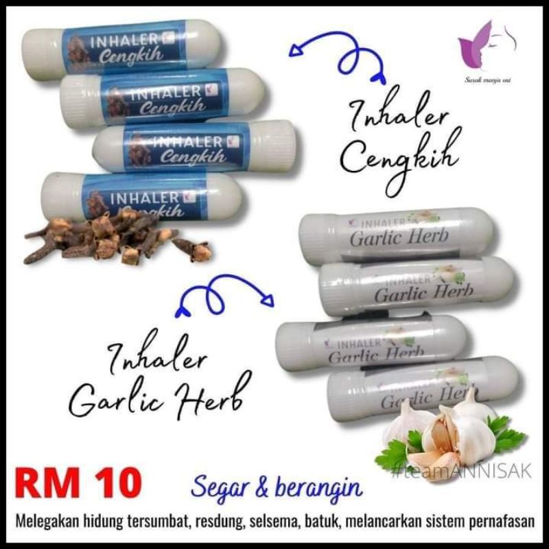INHALER CENGKIH, INHALER GARLIC HERB by SUSUK MANJA (lancar pernafasan ...