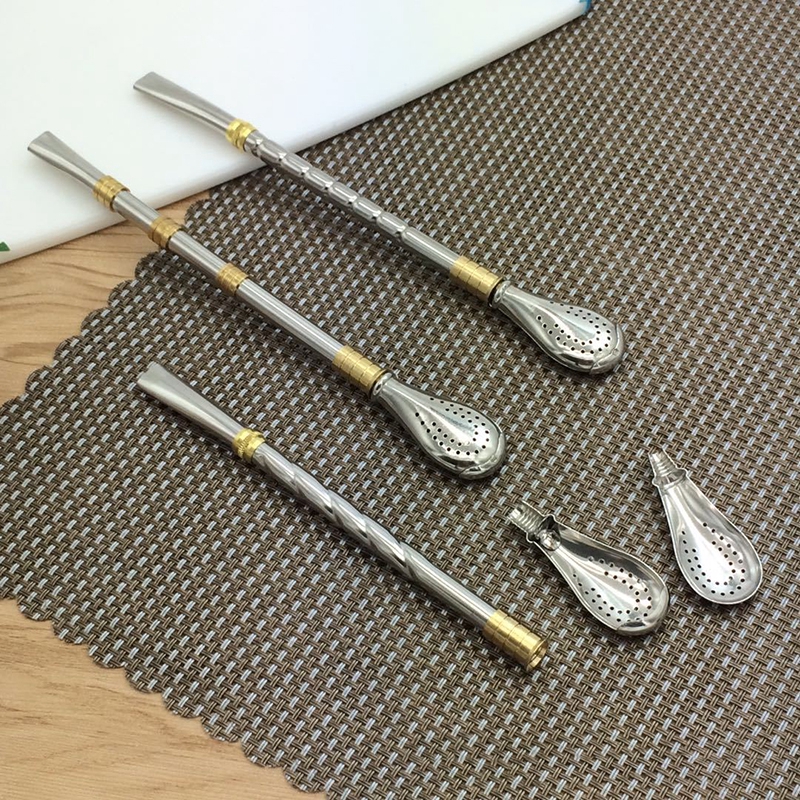 Tea Filter Yerba Mate Stainless Steel Tea Straws Bombilla Gourd ...