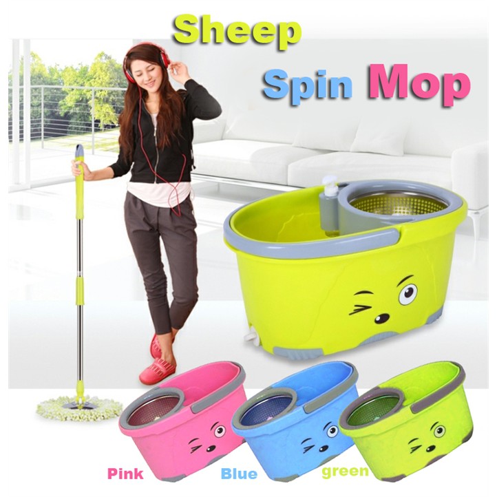 SHEEP SPIN MOP (stainless steel ) | Shopee Malaysia
