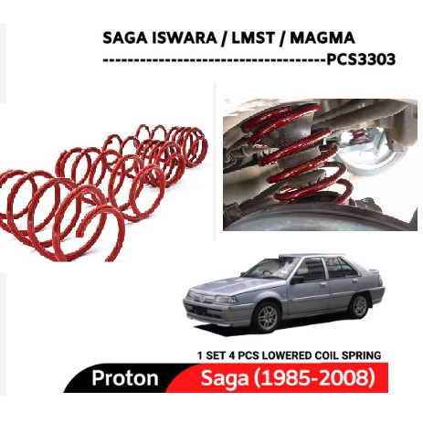 Proton Saga , Iswara , LMST Lower Coil Spring , Sport Spring Apm ...