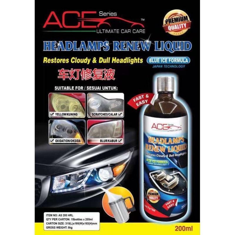 ACE SERIES HEADLAMPS RENEW LIQUID 200ML | Shopee Malaysia
