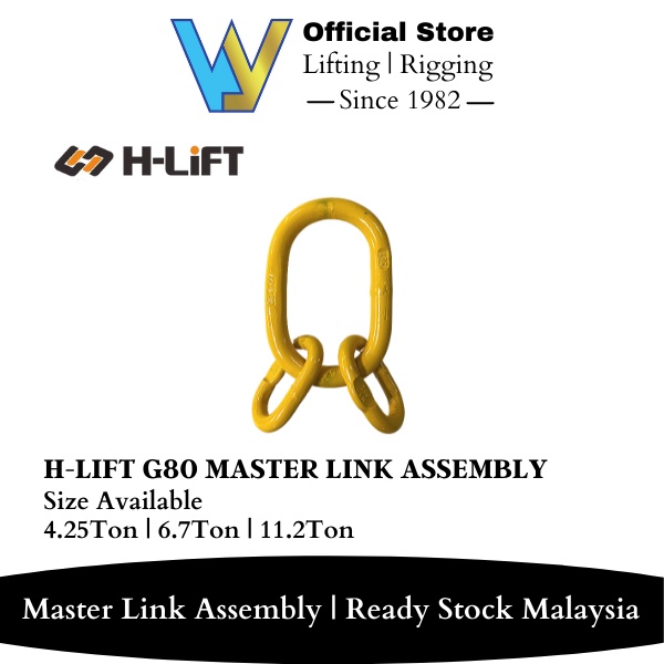 H-LIFT G80 EUROPEAN TYPE MASTER LINK ASSEMBLY (4.25TON / 6.7TON / 11.2TON) | Shopee Malaysia