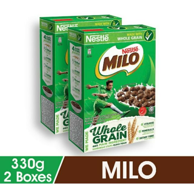 Nestle MILO Breakfast Cereal Large (330g x 2 Sets) | Shopee Malaysia